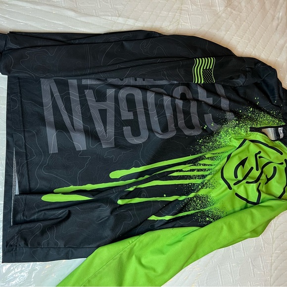 Shirts | Team Googan Long Sleeve Jersey Black And Green | Poshmark